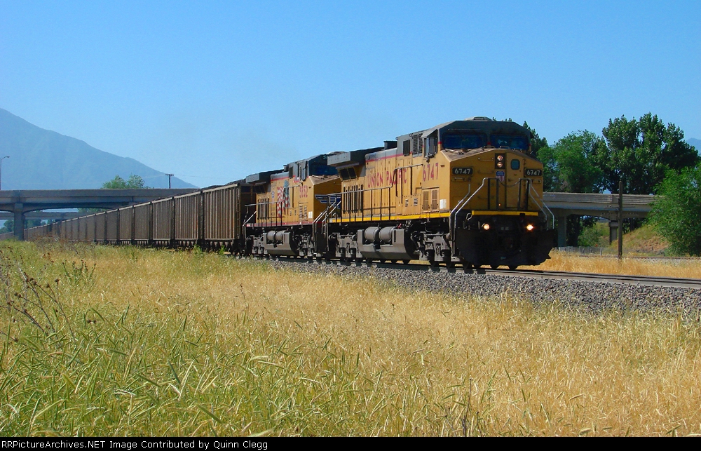UNION PACIFIC'S SKYLINE MINE,UTAH-VALMY,NV COAL LOADS JULY 3,2010 PROVO,UTAH.